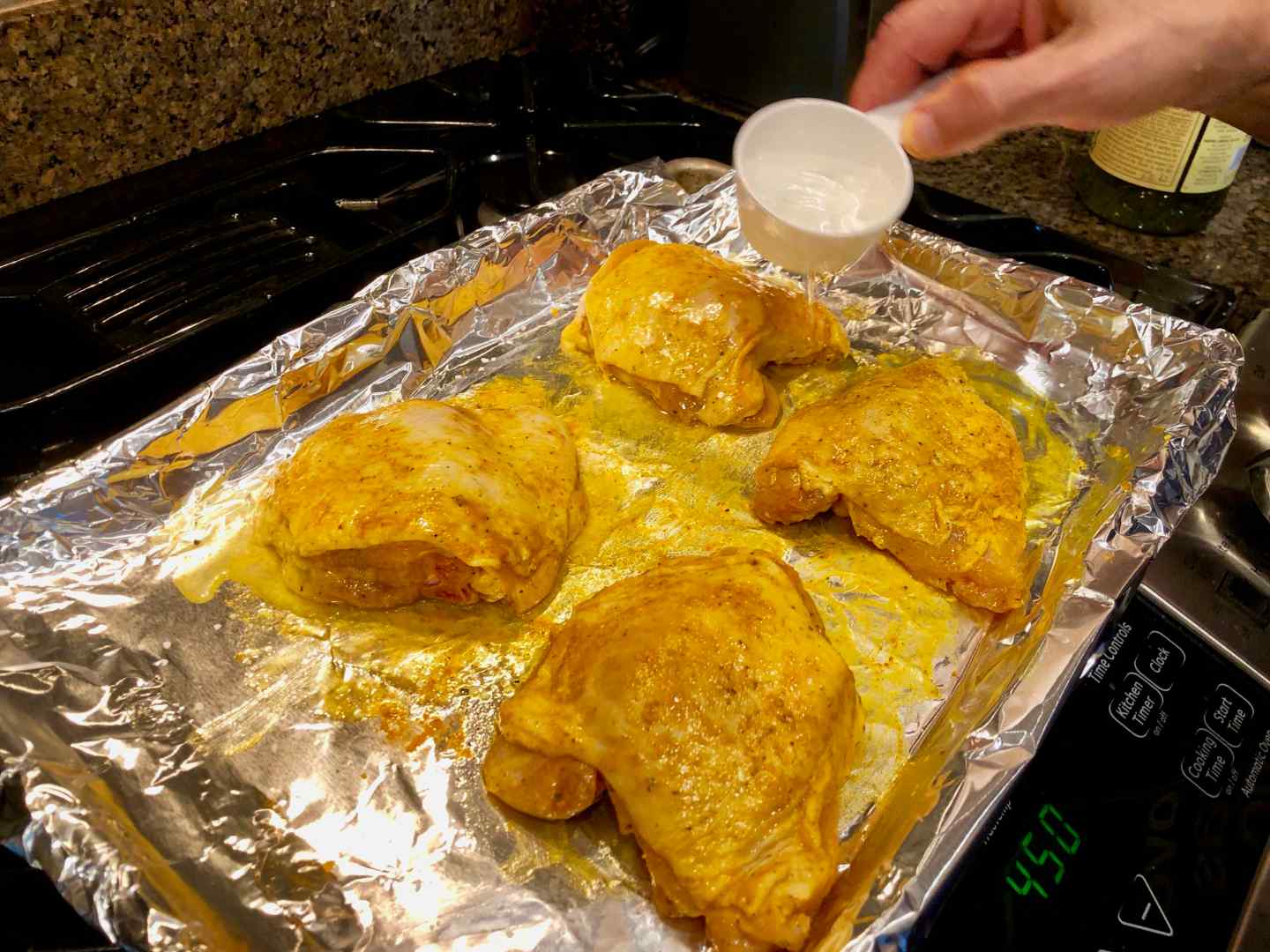 Vinegar Chicken with Crushed Olive Dressing – Cooking from Books