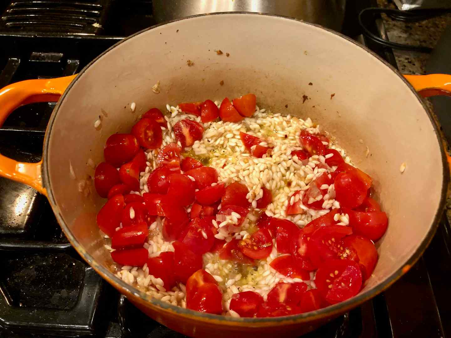 Tomato Risotto – Cooking from Books