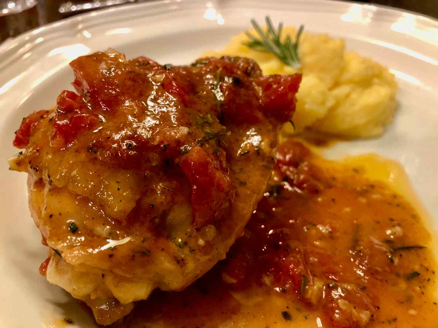 Pan-Roasted Chicken with Tomatoes, Rosemary, and Garlic – Cooking from ...