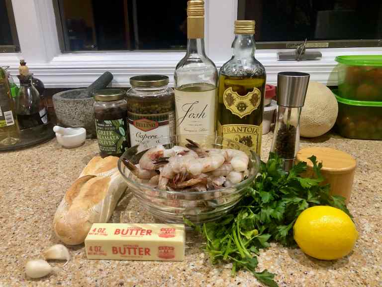 Shrimp Capri – Cooking from Books