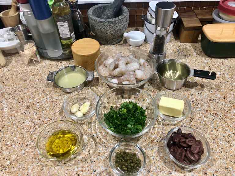 Shrimp Capri – Cooking from Books