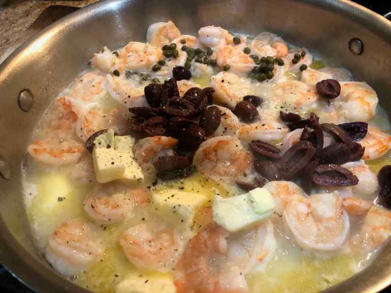 Shrimp Capri – Cooking from Books