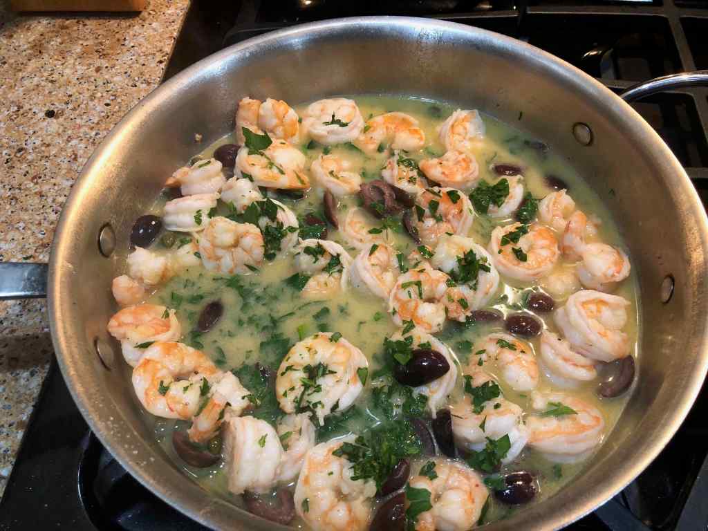 Shrimp Capri – Cooking from Books