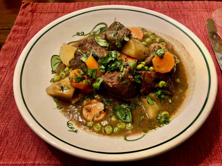 Old-Fashioned Beef Stew – Cooking from Books